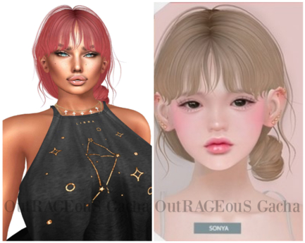 Second Life Marketplace - VCO ~ Maroni Hair 001 - Red